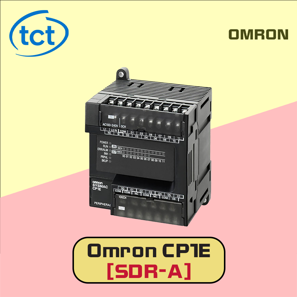 [Trusted PLC Reseller] Omron CP1E E20 E30 E40 E60 SDR-A DR-A Third-Party Compatible PLC CP1E ...