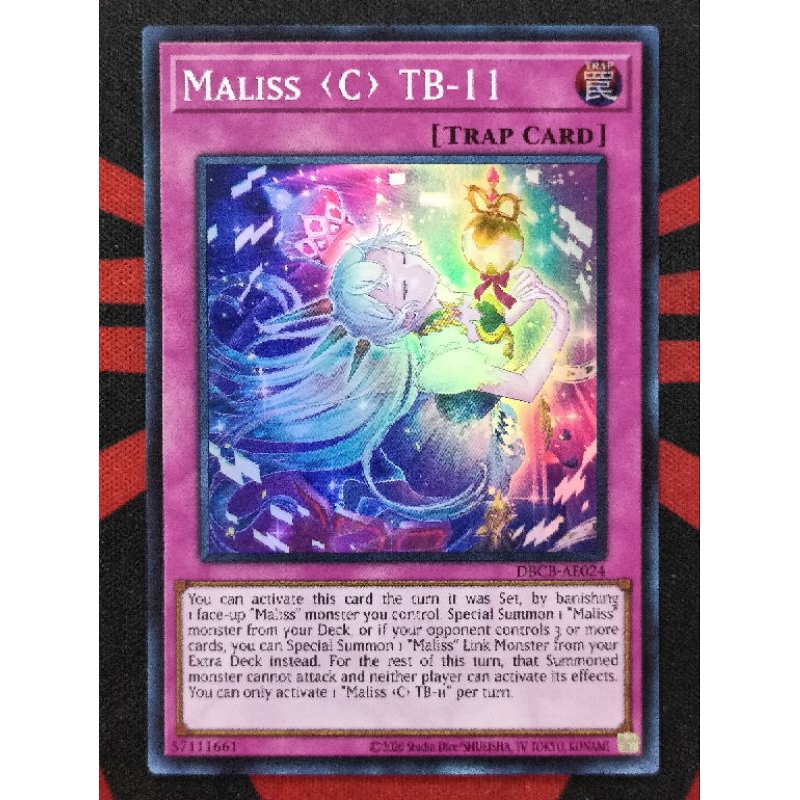 YUGIOH KONAMI DBCB-AE024 Maliss TB-11 (SR) | Shopee Malaysia