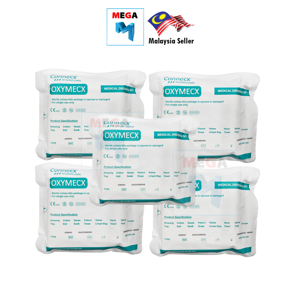 [5 SETS] Disposable Dressing Set 1 forcep for wound care - First Aid(5 ...