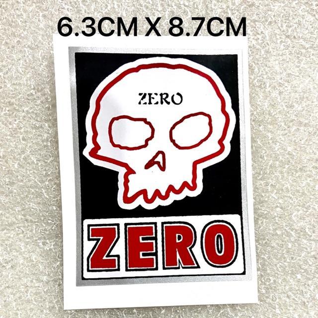 Zero Skull Cartoon 6.3cm x 8.7cm Cutting Print Silk Screen Sticker ...