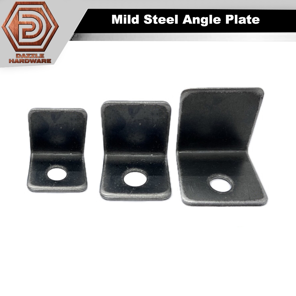 Mild steel angle plate 1-1/4", 1-1/2", 2" metal angle plate l bracket ...