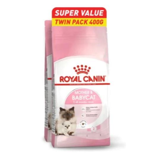 Royal Canin Mother BabyCat Dry Cat Food Super Value Pack 400gx2 (Twin Pack) | Shopee Malaysia