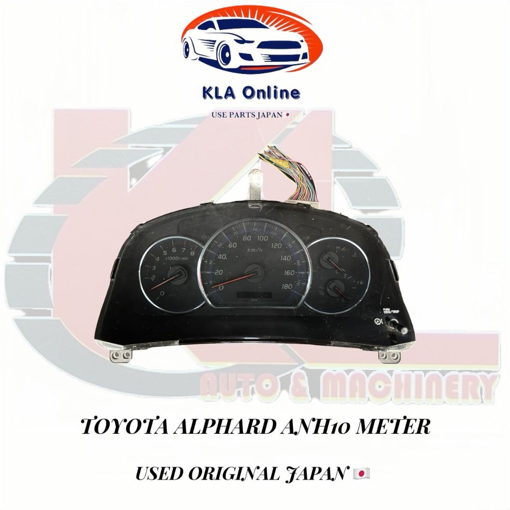 44.ALPHARD ANH10/MNH10 SPEEDO METER/METER PANEL(USED JAPAN) | Shopee ...