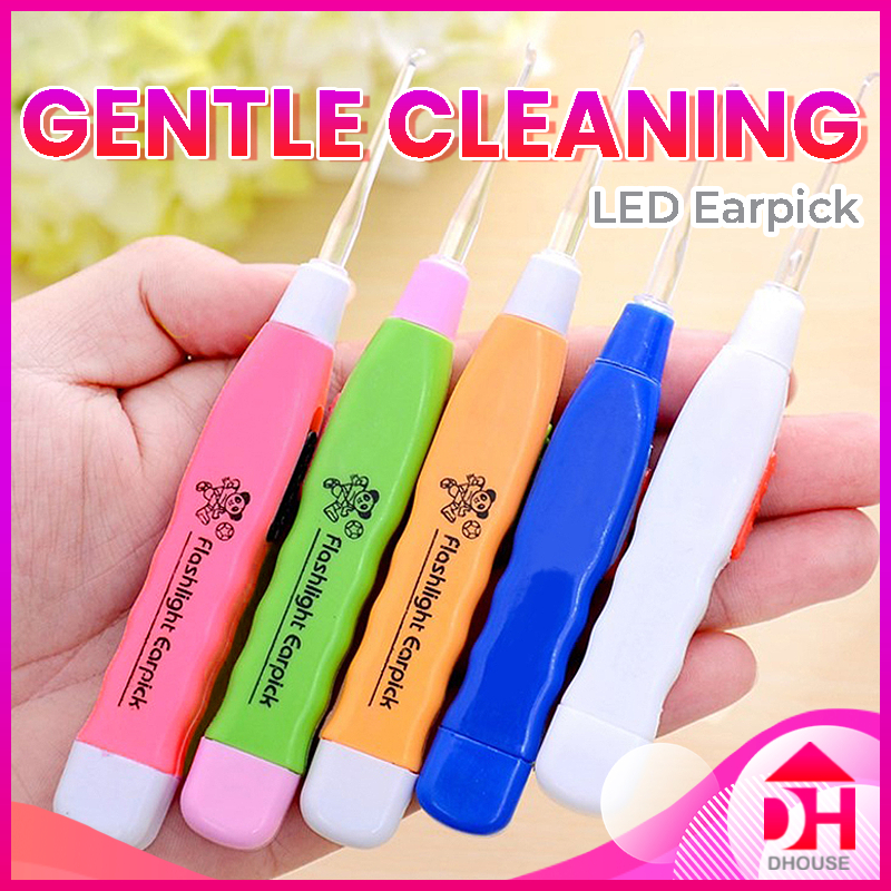 Flashlight Safety Ear Pick Earwax Remover Luminous Earpick Ear Care ...