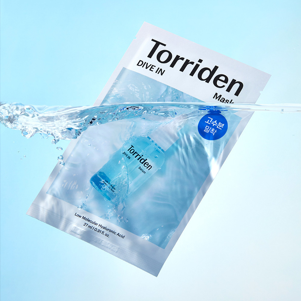 🇰🇷 TORRIDEN DIVE-IN LOW MOLECULAR HYALURONIC ACID FACIAL SERUM SHEET MASK 27ml×1 | Shopee Malaysia
