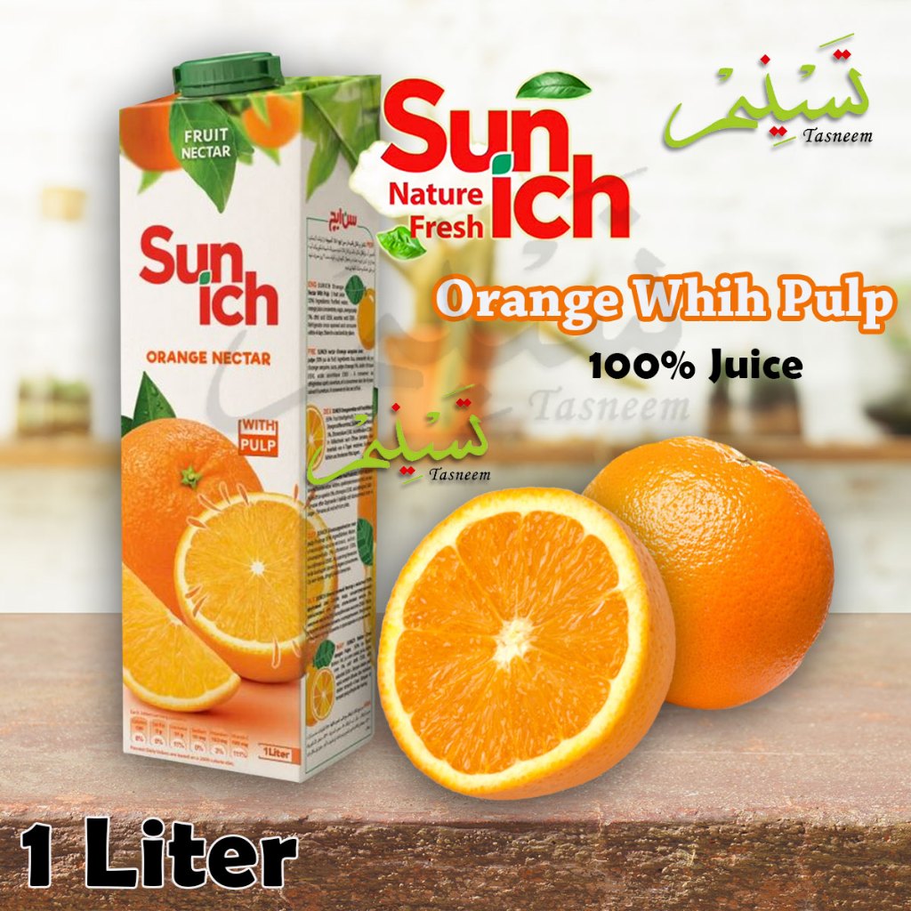 Sunich Jus | Juice | 1 Liter | Orange With Pulp | Oren Dengan Pulpa ...