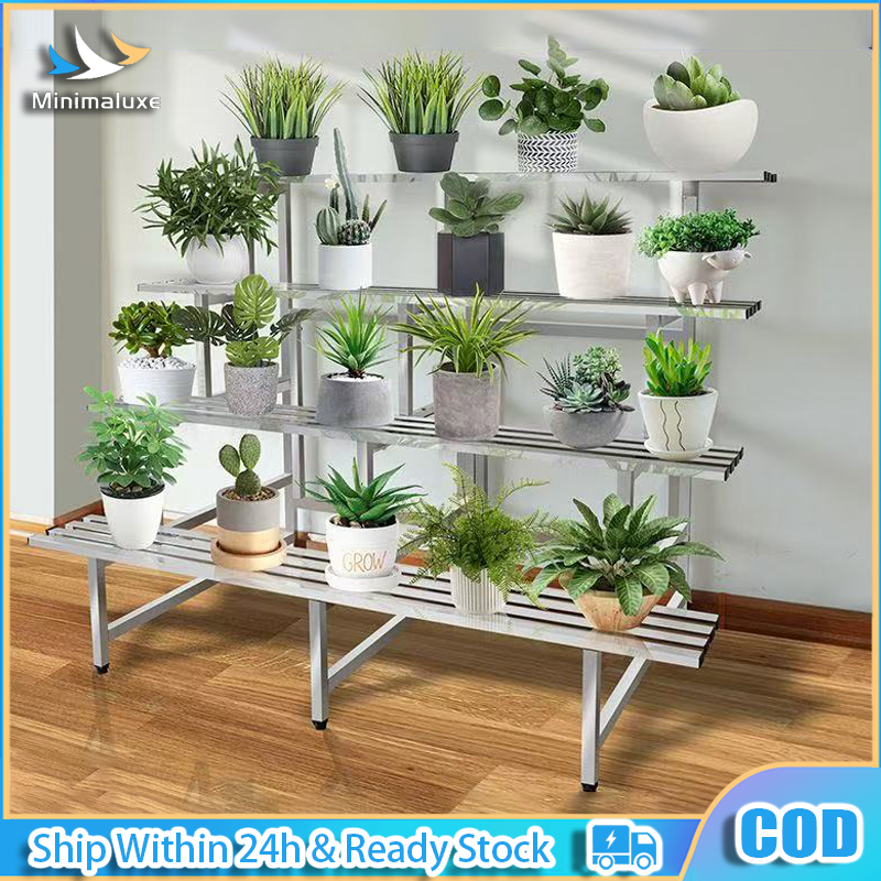 Rak Bunga Outdoor Stainless Steel Flower Rack Stand Rak Bunga ...