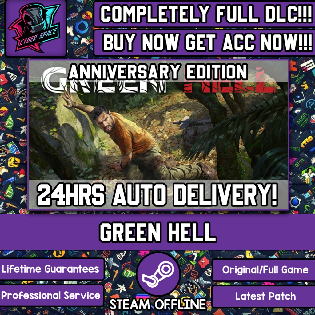 Green Hell [Auto Delivery] [Steam Offline] [Full DLC] Cyber Space PC Game | Shopee Malaysia