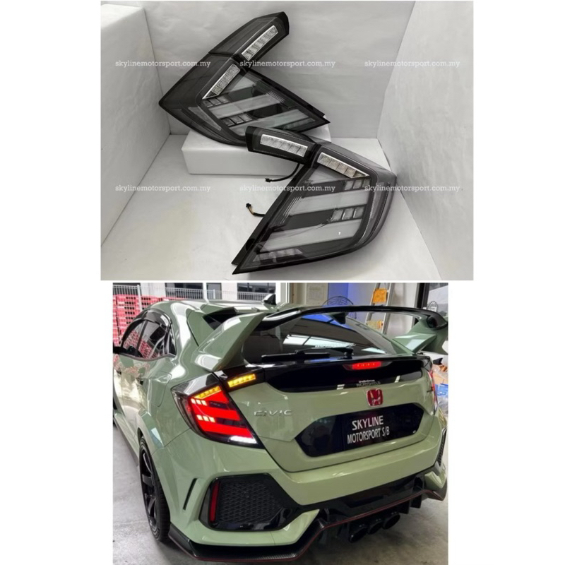 Honda Civic 1.5 Fc Fk7 FK8 Led Tail Lamp Light Bar Type R Mugen ...