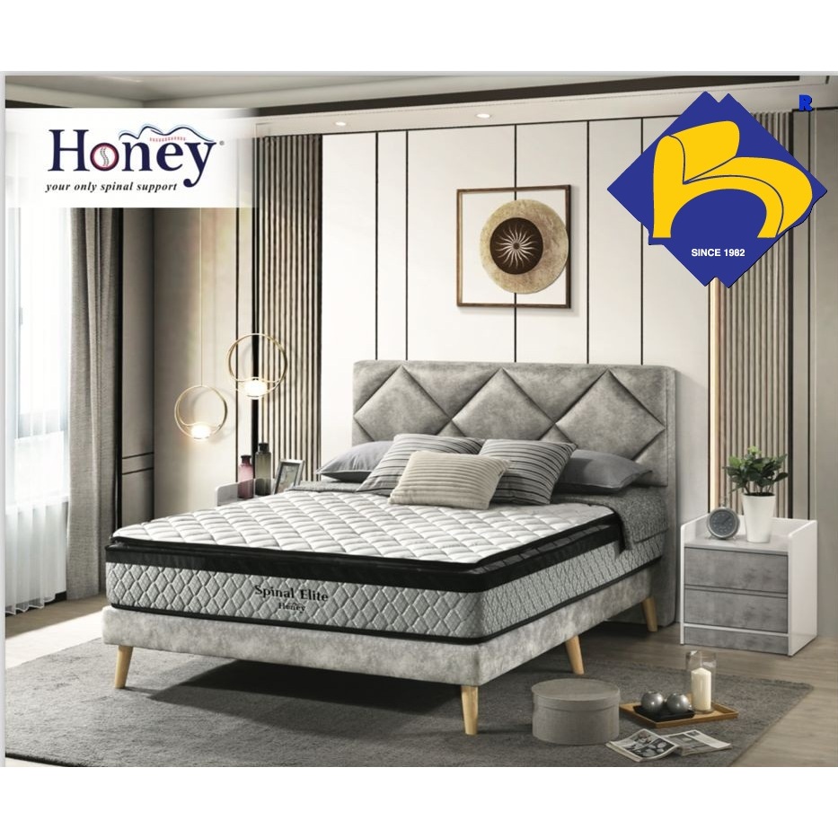 (FREE SHIPPING)Honey Spinal Elite Spring Mattress 10"/ Tilam 10" Honey ...