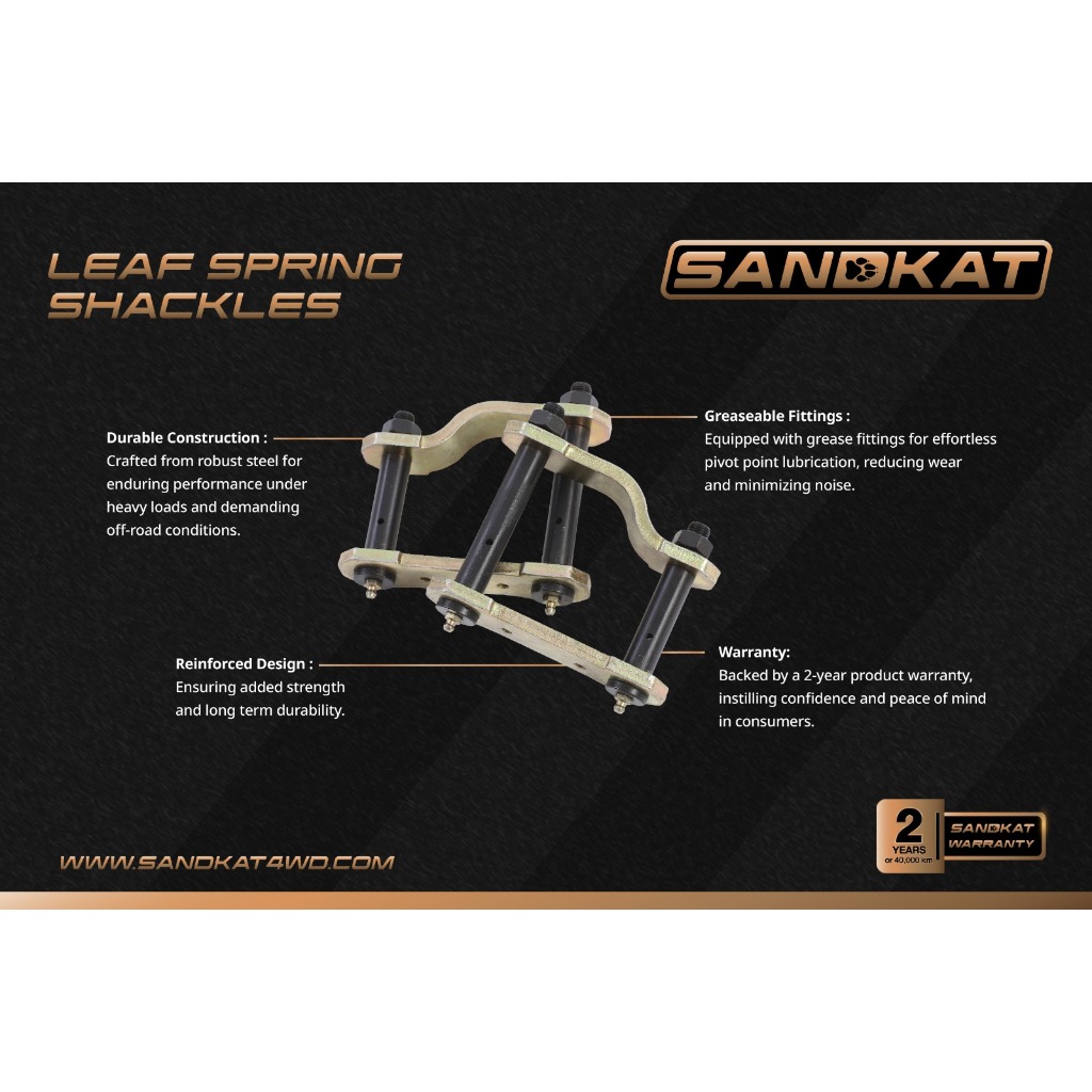 SANDKAT 4WD Mitsubishi Triton MQ Shackle | Shopee Malaysia