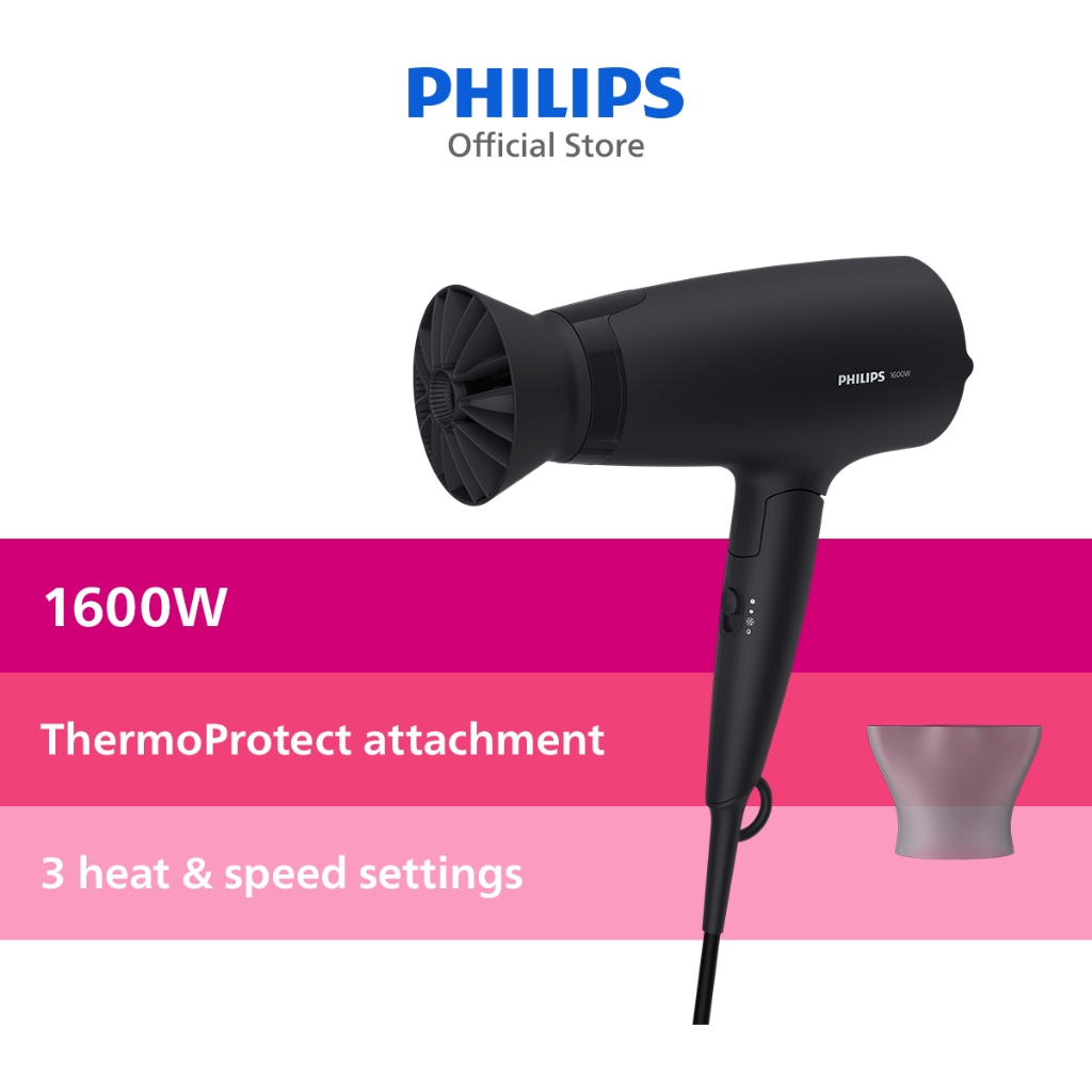 Philips 3000 Series Hair Dryer BHD308/13 | Shopee Malaysia