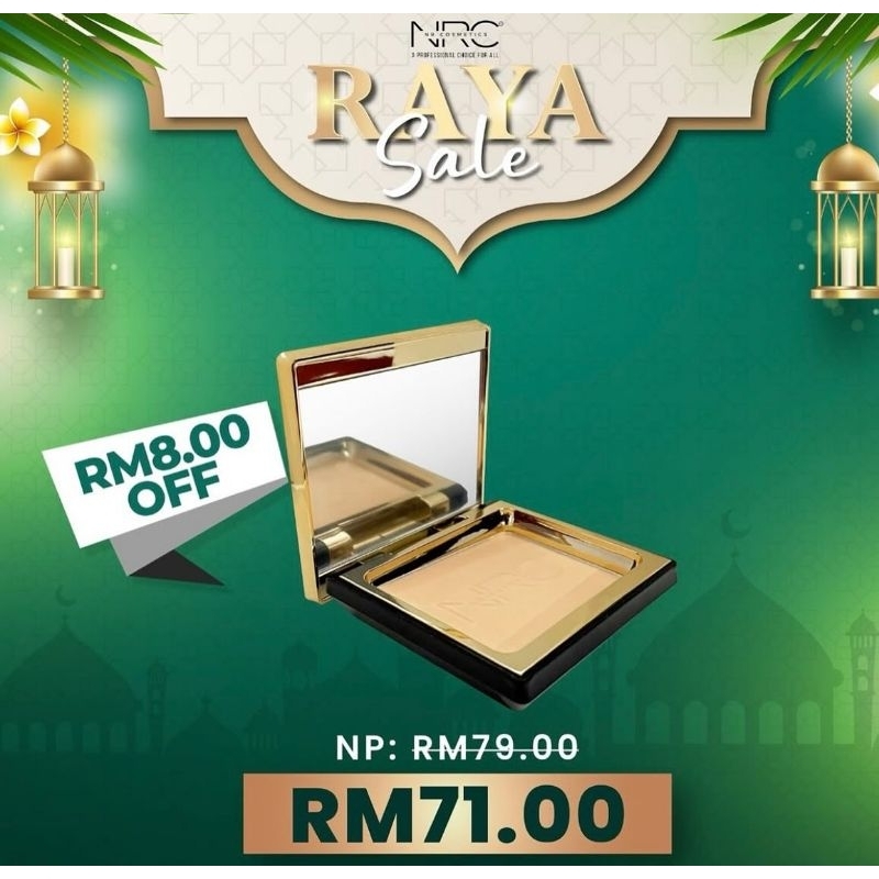 [ 𝗢𝗥𝗜𝗚𝗜𝗡𝗔𝗟 ] NRC Luxury Micro Compact Powder SPF45 | Shopee Malaysia