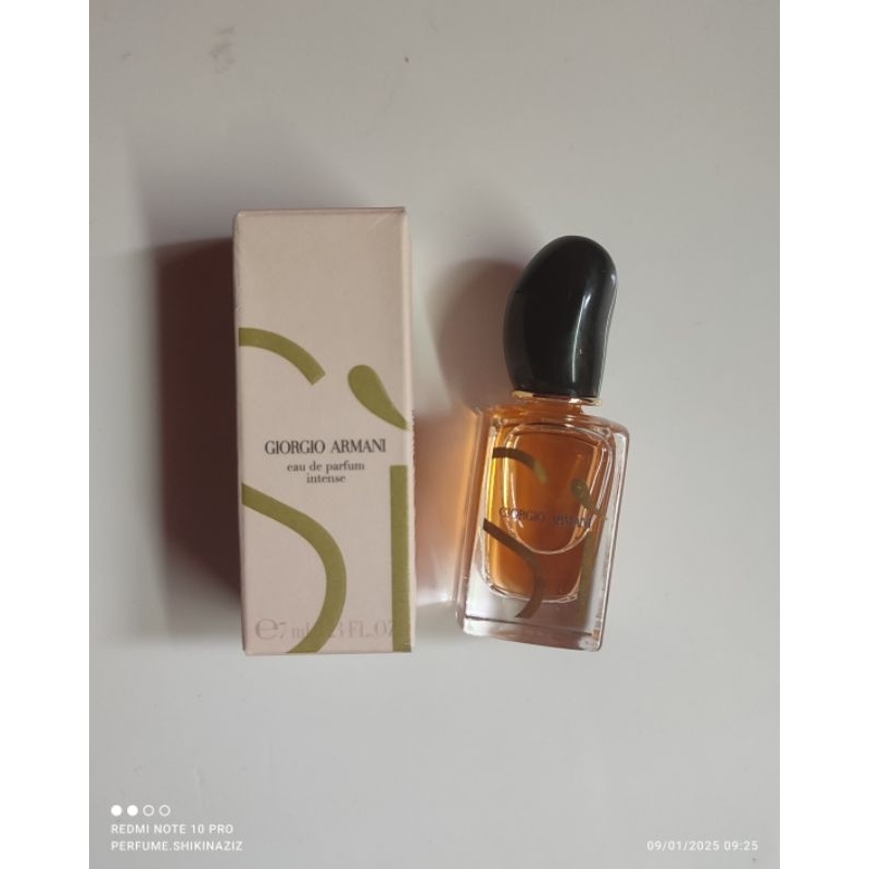 Original Miniature Perfume Armani Si EDP Intense 7ml | Shopee Malaysia