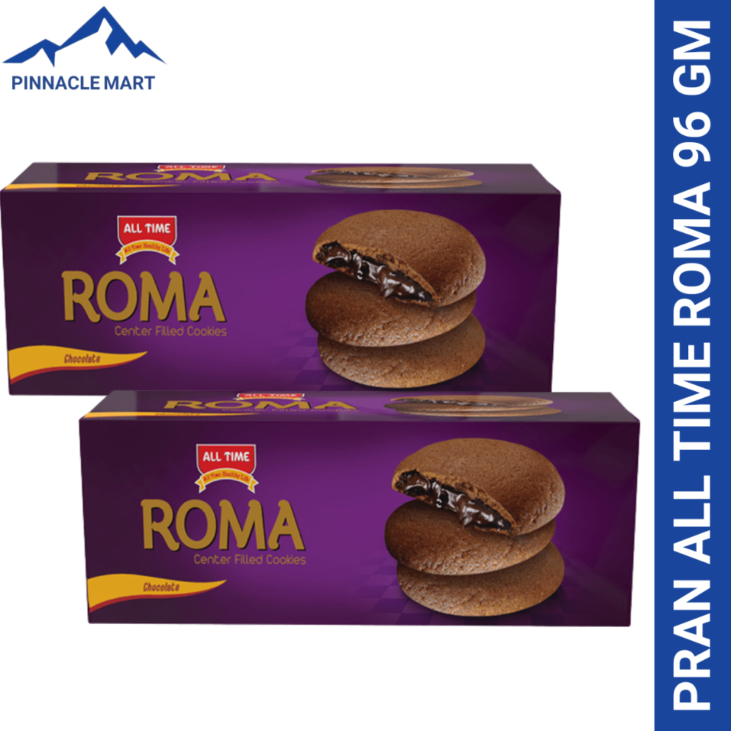 PRAN All Time Roma Chocolate Cream Biscuit (96g) | Shopee Malaysia