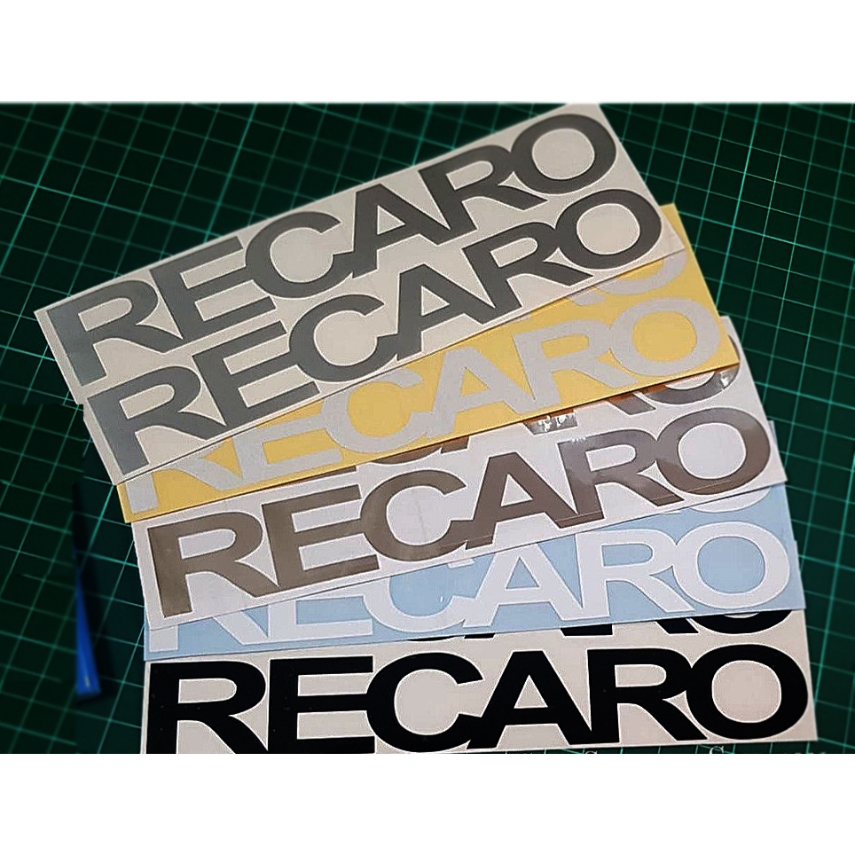 Sticker Cutting Recaro (1set = 2pcs) | Shopee Malaysia