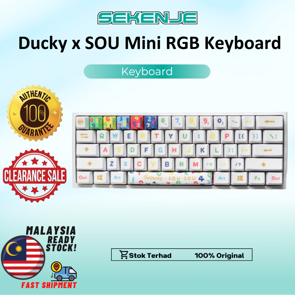 Ducky x SOU SOU One 2 Mini RGB Keyboard (Cherry MX Blue) | Shopee Malaysia