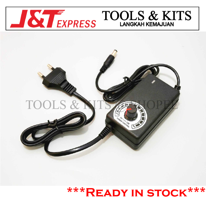 DC 3-12V 3A Adjustable Power Supply for Adjust Speed Motor/Drill 775 ...