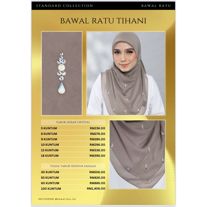 BAWAL RATU TIHANI (TABUR) | Shopee Malaysia