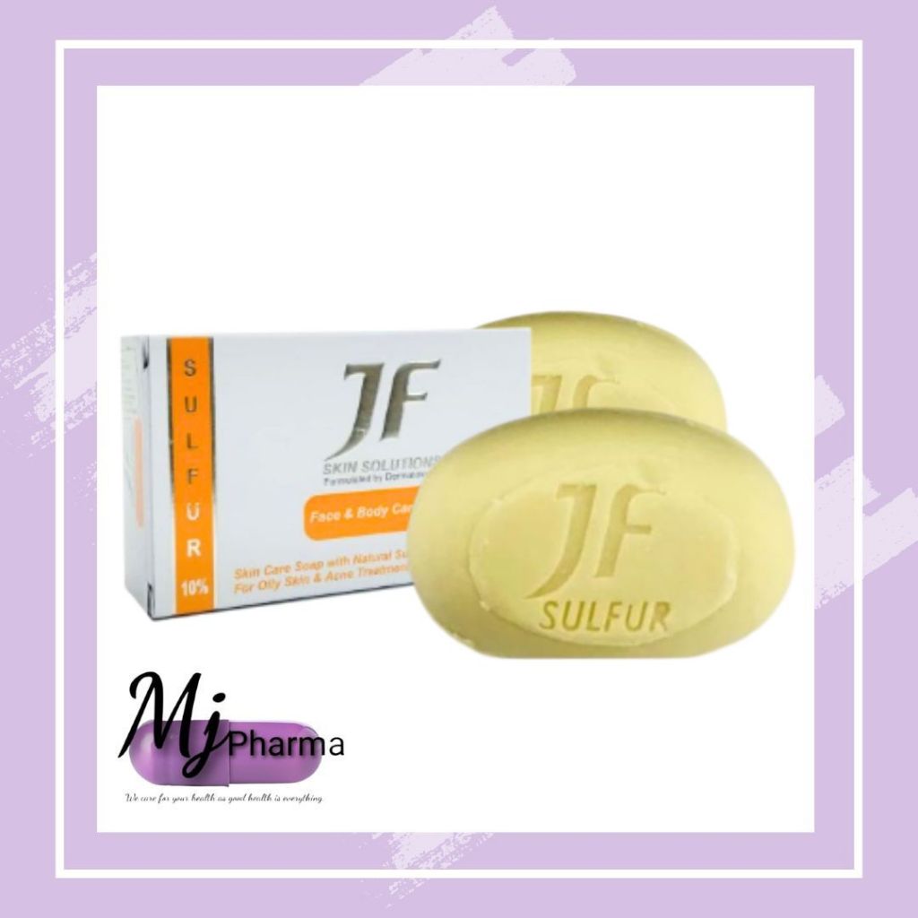 JF Skin Solutions Sulfur Sulphur 10% Anti-Acne Face & Body Care Soap ...