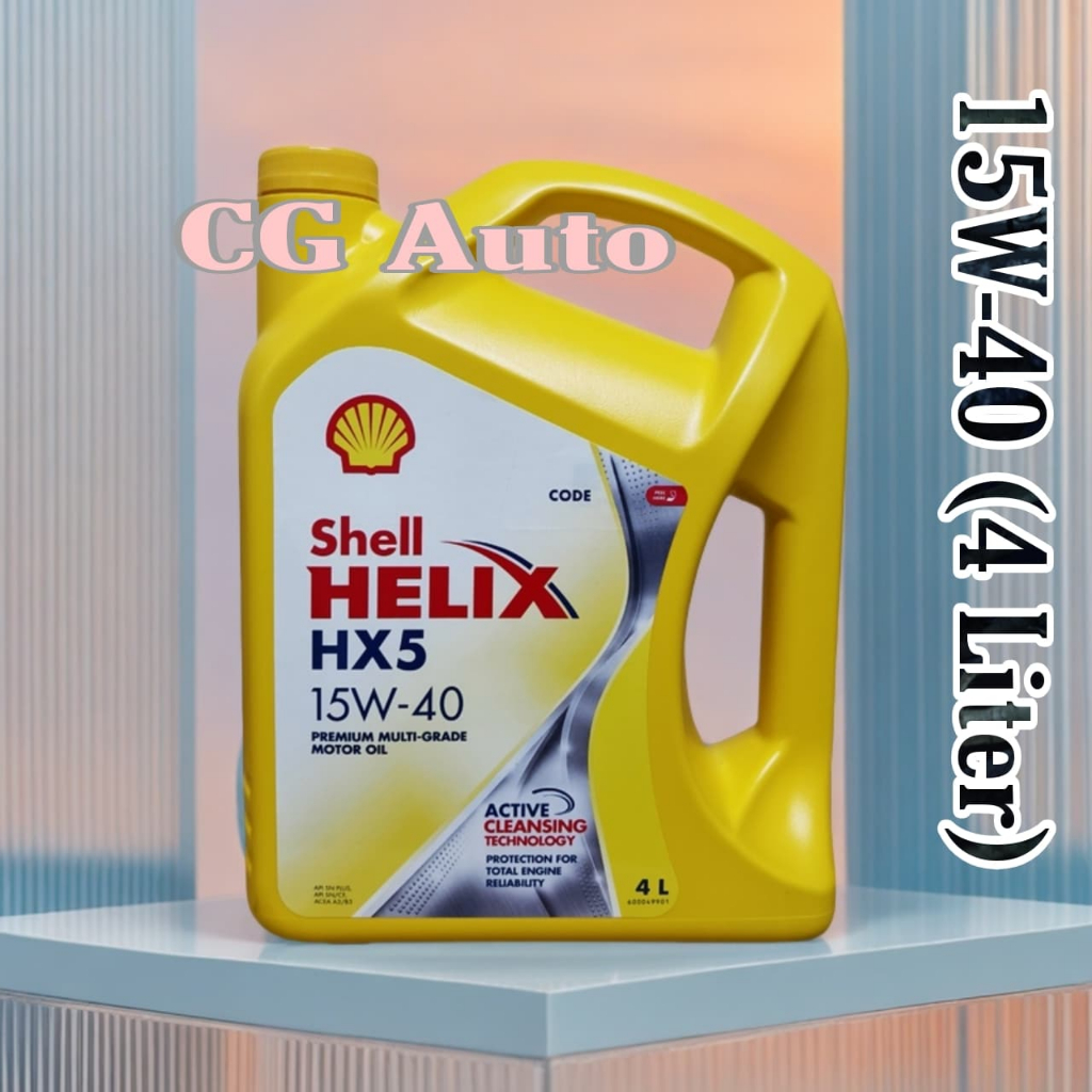 Shell Helix HX5 15W40 Engine Oil (4 liter) HongKong For Proton , Toyota ...