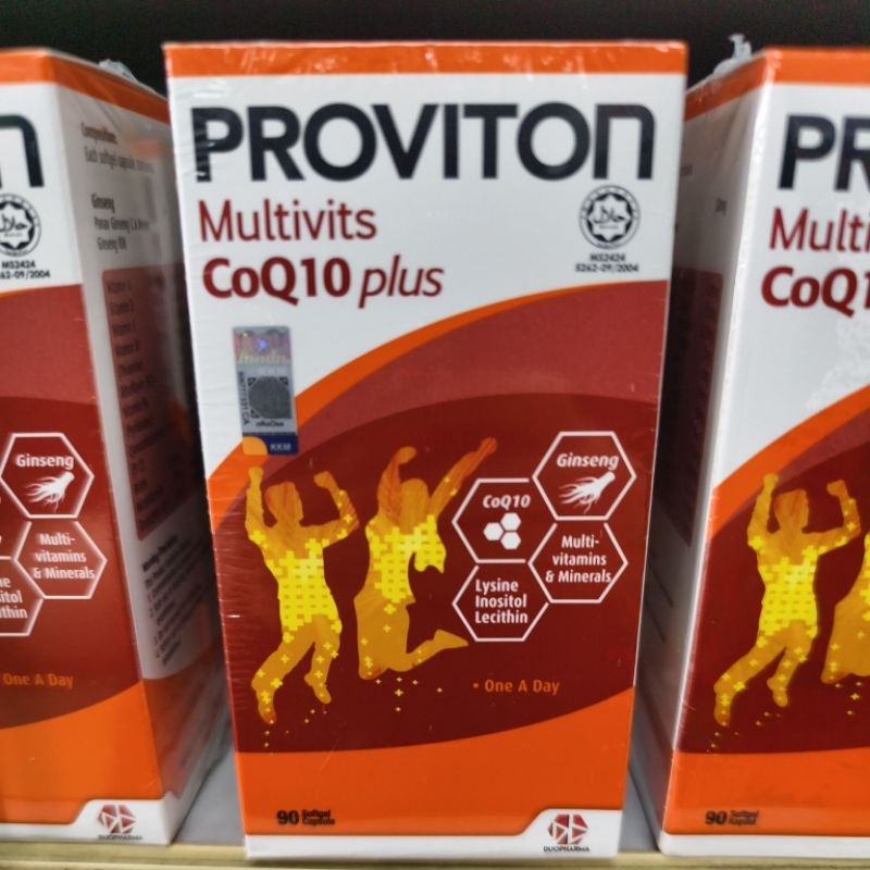 Proviton CoQ10 Plus 90' EXP:10/26 PROVITON Multivits CoQ10 Plus Softgel ...