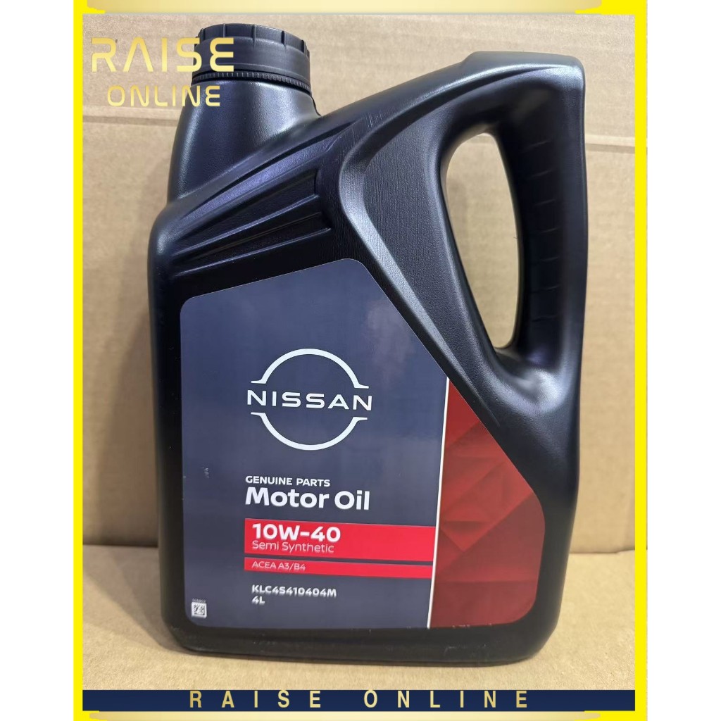 Nissan Engine Oil Semi Synthetic 10w40 4l For Almera Teana Serena ...