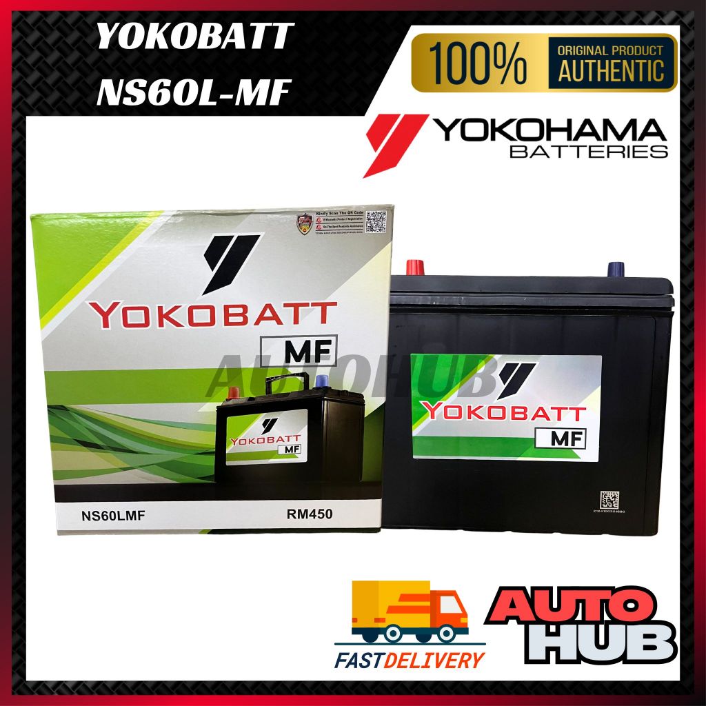 YOKOHAMA YOKOBATT NS60LMF | NS60LSMF | NS60MF | NS60SMF Battery Grand ...