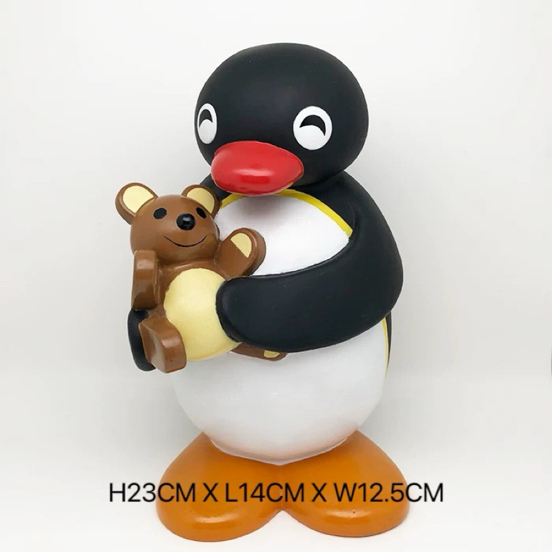 Rare Vintage Collectable Pingu Money box Saving Bank Box Tabung Duit ...