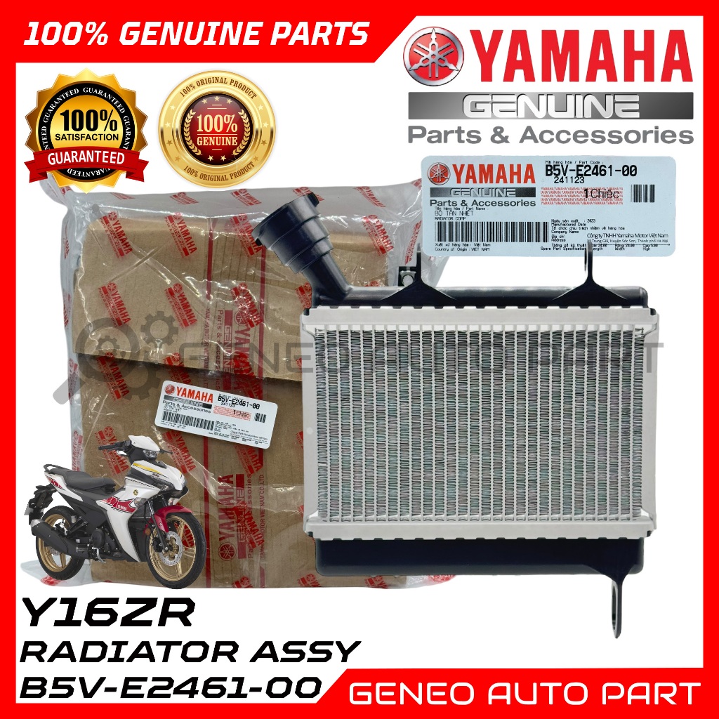 YAMAHA Y16ZR Y16 V1 V2 RADIATOR ASSY WATER COOLANT [B5V-E2461-00] 100% ...