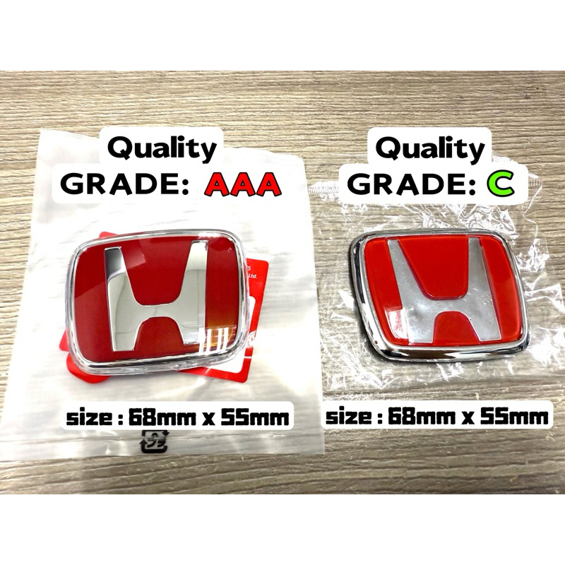 HONDA LOGO eg ek EMBLEM RED UNIVERSAL SR4 S04 SM4 SV4 SH4 EF EG EG6 EG9 ...