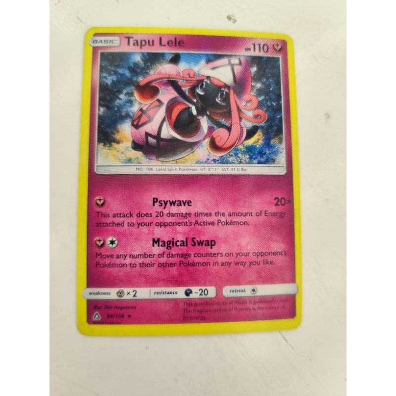 POKÉMON CARD ~ TAPU LELE (SPIRIT POKEMON) | Shopee Malaysia