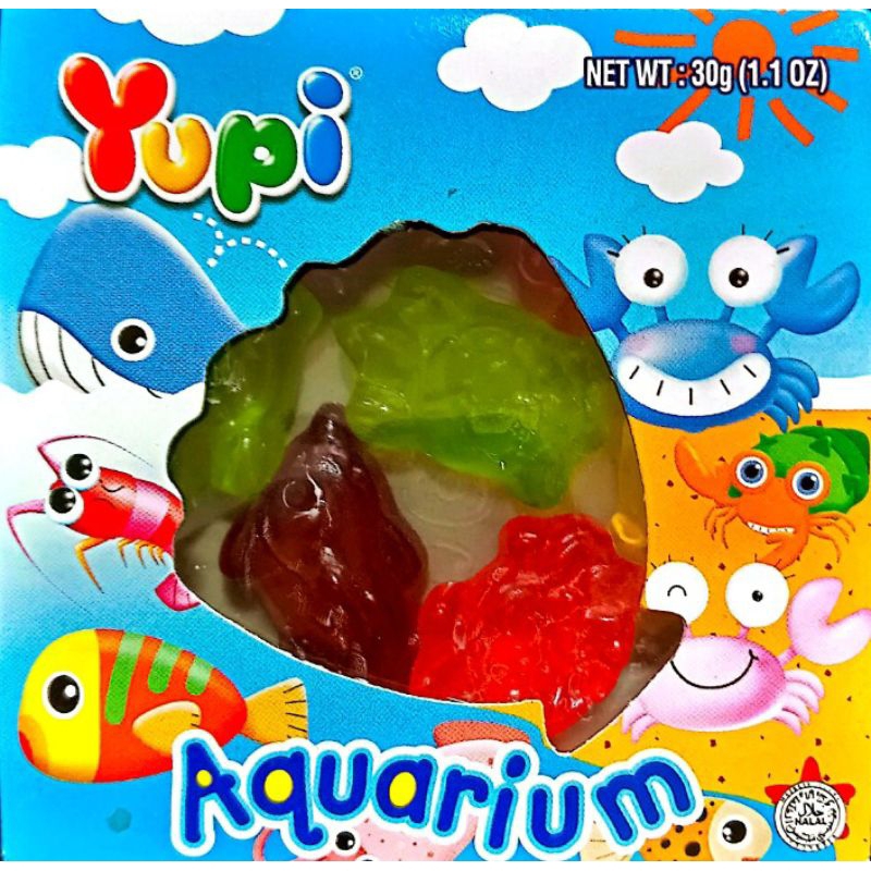 [HALAL] YUPI AQUARIUM GUMMY 30g x 1pcs | Shopee Malaysia