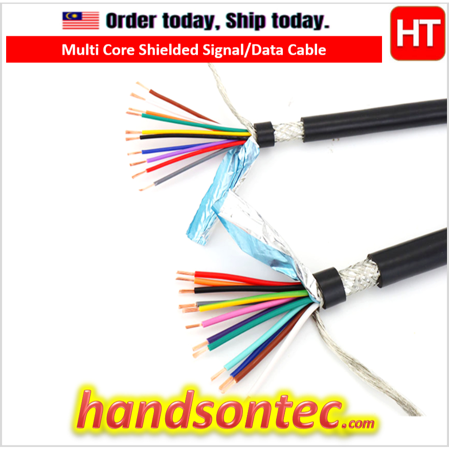 Shielded Multi Core Signal Data Cable 1-meter/pack | Shopee Malaysia