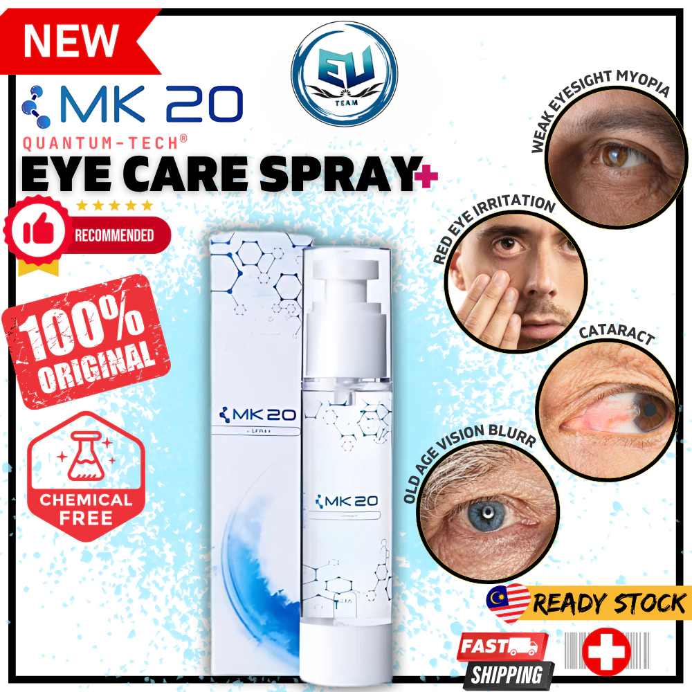 20 🇲🇾 MK20 Eyes Care Spray ORGANIC 养眼水 100% Authentic Improve dry eye ...