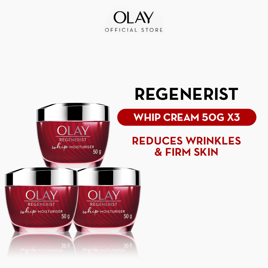 [Bundle of 3] Olay Regenerist Advance Anti Aging Whips Moisturiser ...
