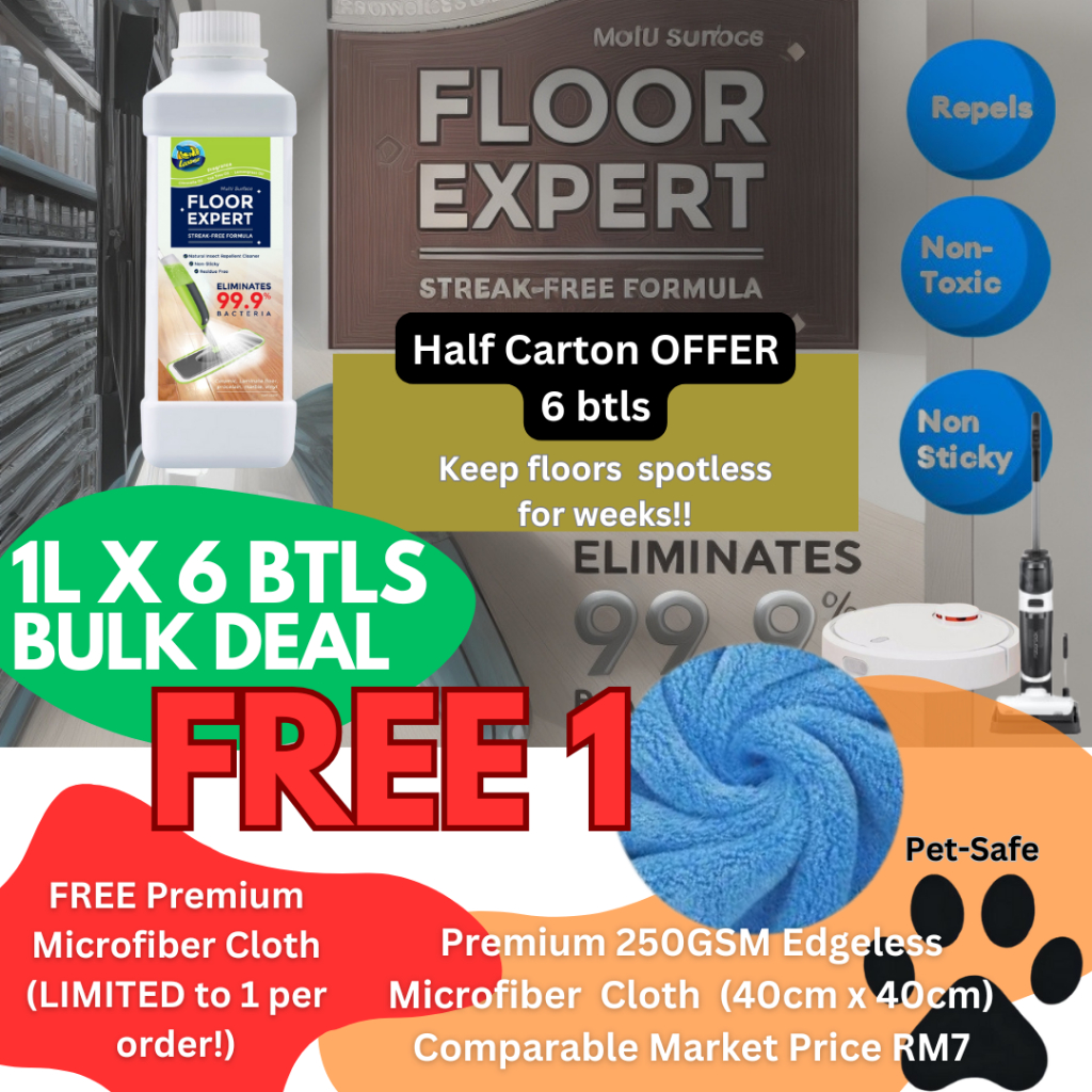 Laxuse Vacuum Mop Robot Mop Floor Cleaner – Natural Low Suds ...