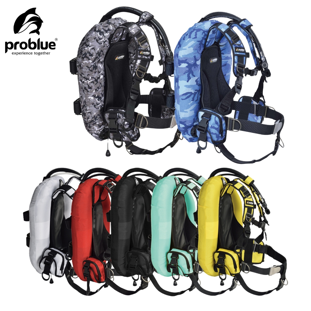PROBLUE BC850 Ornata 30lbf Donut BCD Scuba Diving Back Inflation ...