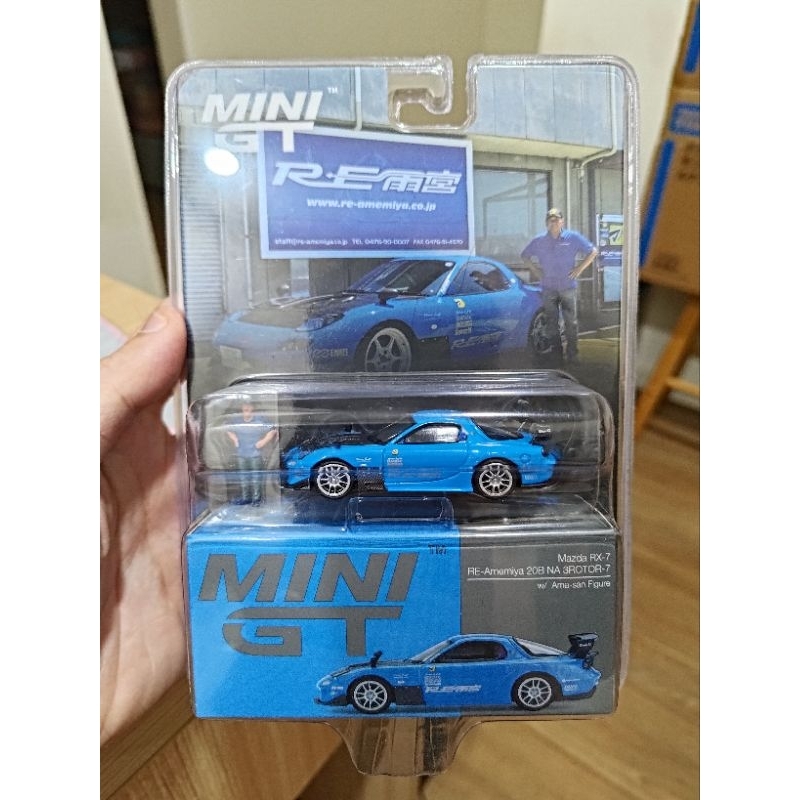 Mini GT Mazda RX-7 RE-Amemiya 20B NA 3ROTOR-7 w/ Ama-san Figure (#880 ...