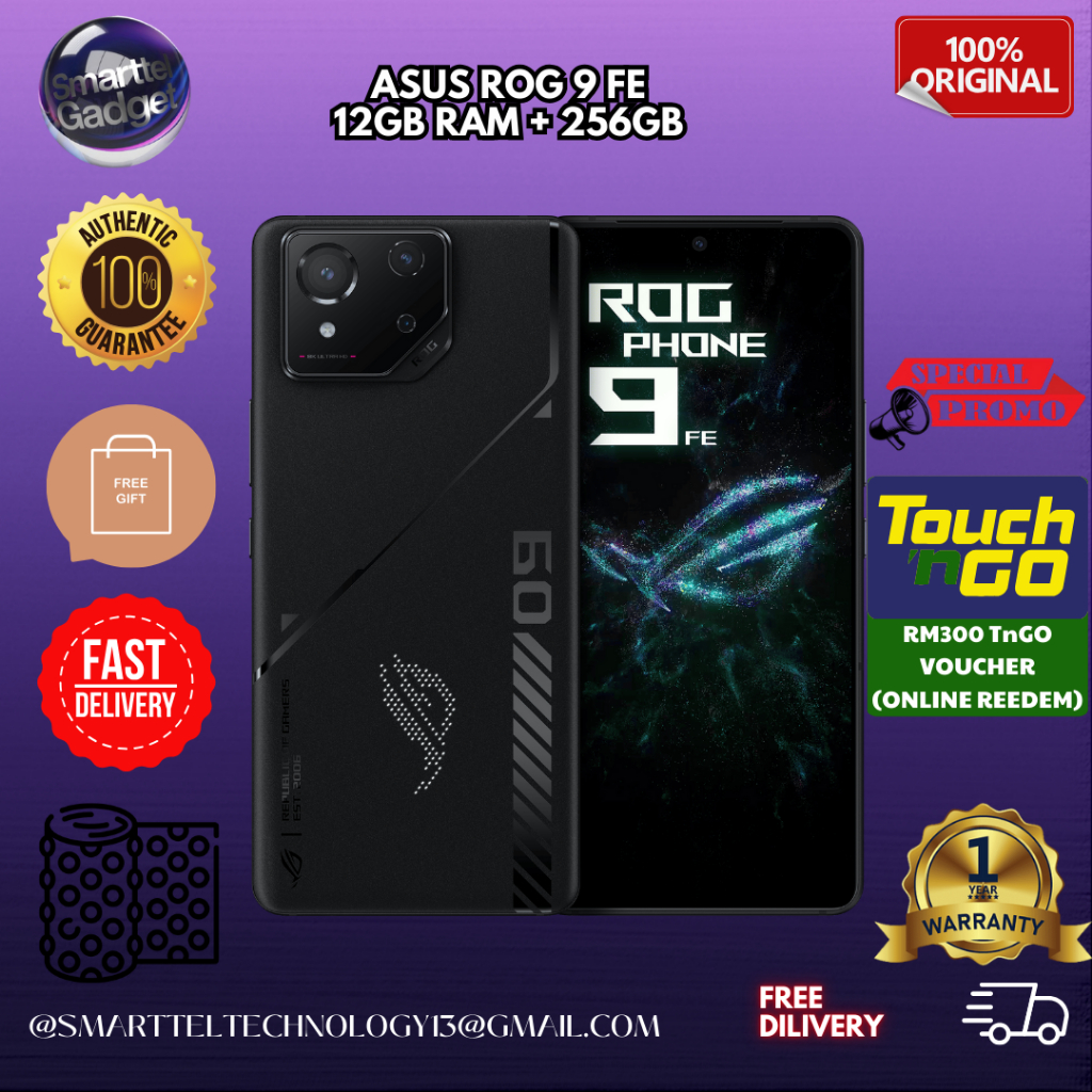 [MY Set] Asus ROG Phone 9 FE Fan Edition (12GB+256GB) 5G Gaming ...