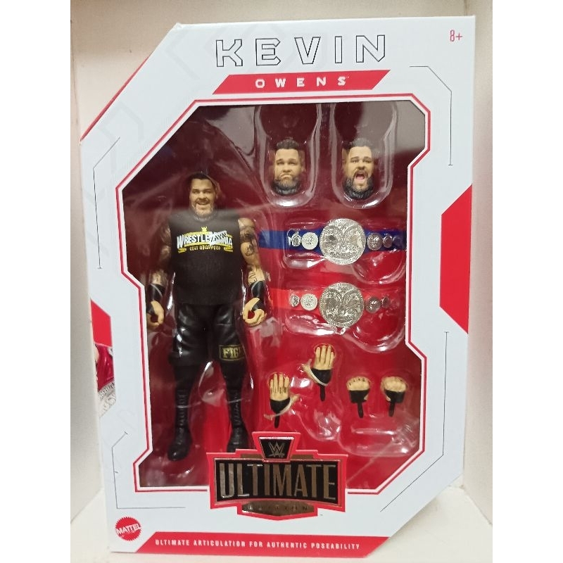 (Box Damage) Mattel WWE Ultimate Edition Kevin Owens Wrestling Action ...