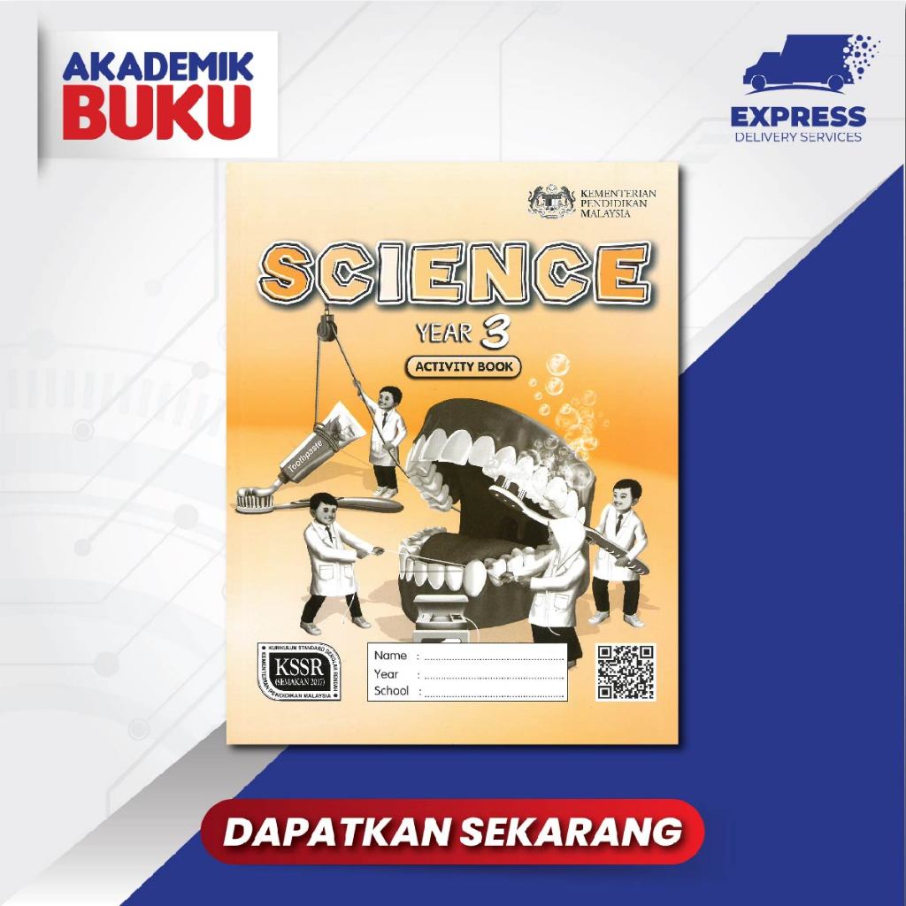Akademik Buku DBP ACTIVITY BOOK SCIENCE YEAR 3 9789834922160 | Shopee ...