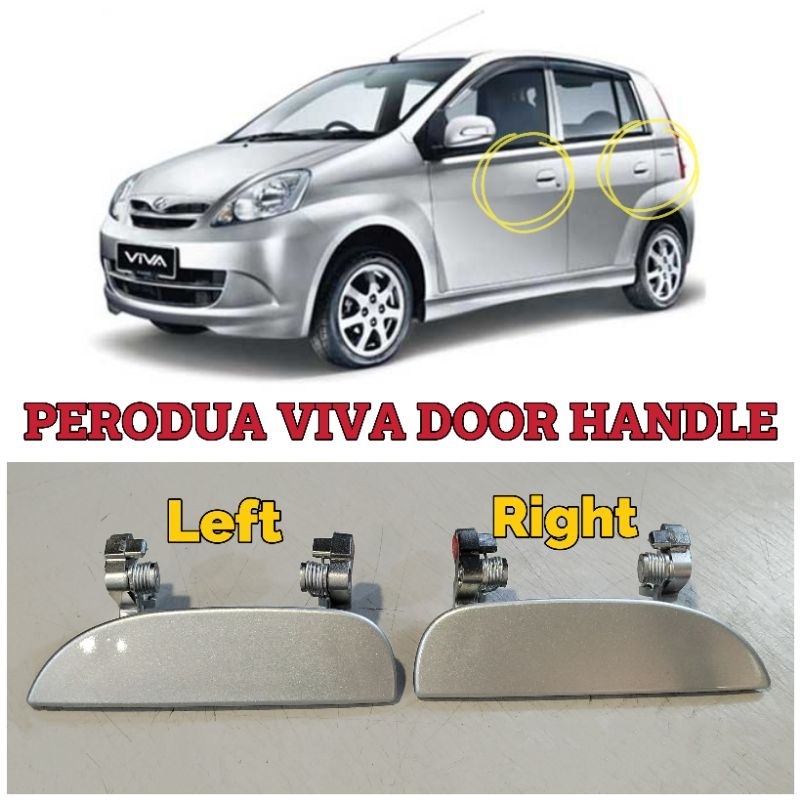 PERODUA VIVA Outer Door Handle Left / Right Replacement Part Car ...