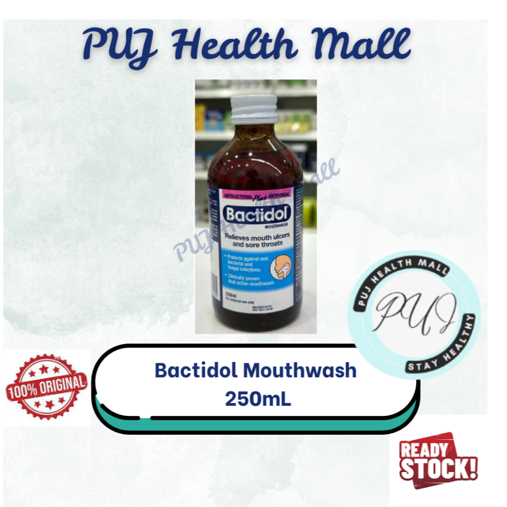 Bactidol Mouthwash 250mL | Shopee Malaysia