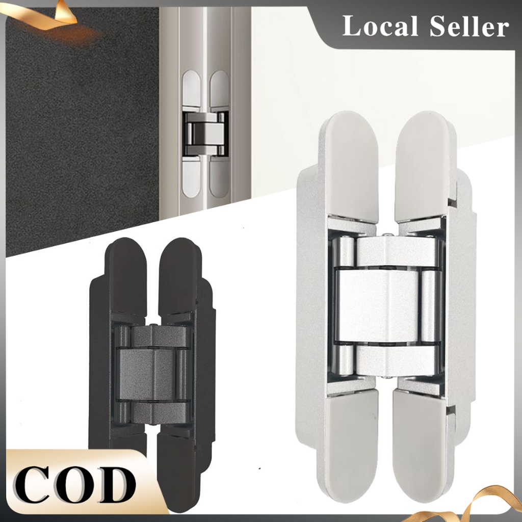 Hidden Cabinet Folding Door Hinge Heavy Duty Concealed Engsel Rustproof ...
