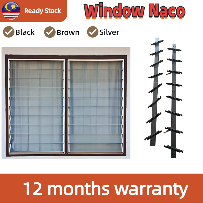 Blade Window Naco(1pair/2pcs)Traditional 8Layers Blade Metal Louvres ...