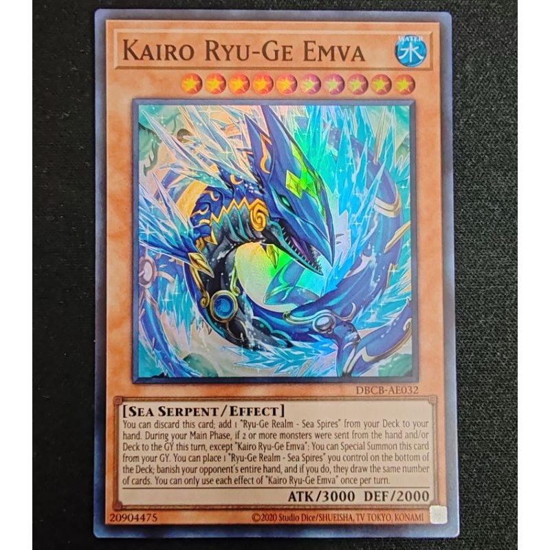 YUGIOH DBCB-AE032 Kairo Ryu-Ge Emva[SR] | Shopee Malaysia