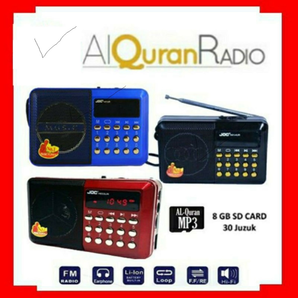 Joc Radio FM AL-Quran 8GB Complete 30 Components And Translation ...