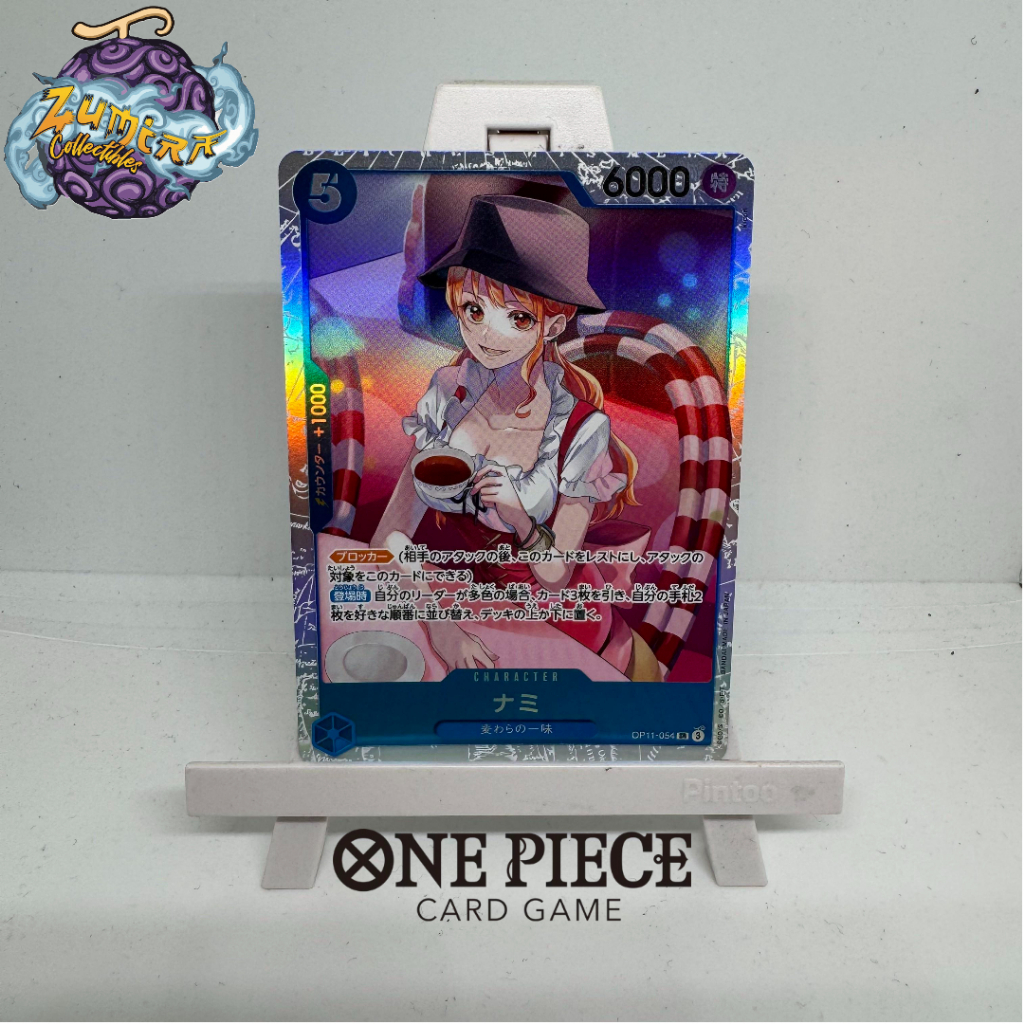 ONE PIECE CARD GAME - NAMI OP11-054 (SR)(GODSPEED FIST)(BANDAI)(OP11)(BLUE) | Shopee Malaysia