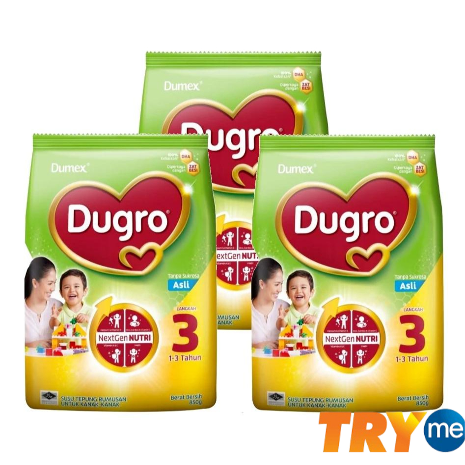 Dumex Dugro 3 Original (850g x 3 Packs) | Shopee Malaysia
